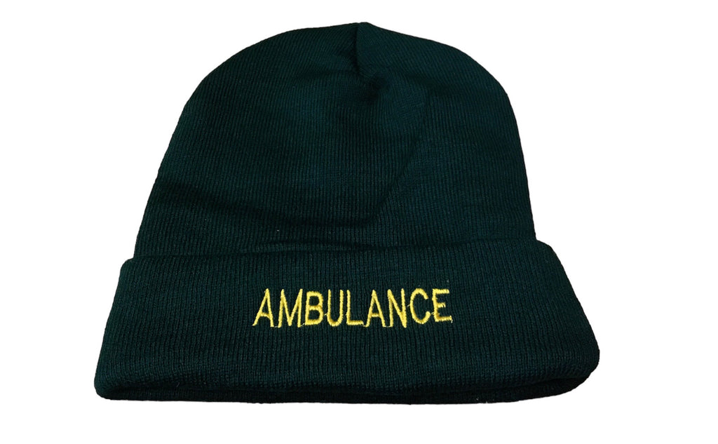 Green Ambulance Beanie Hat – Frontline Kit UK