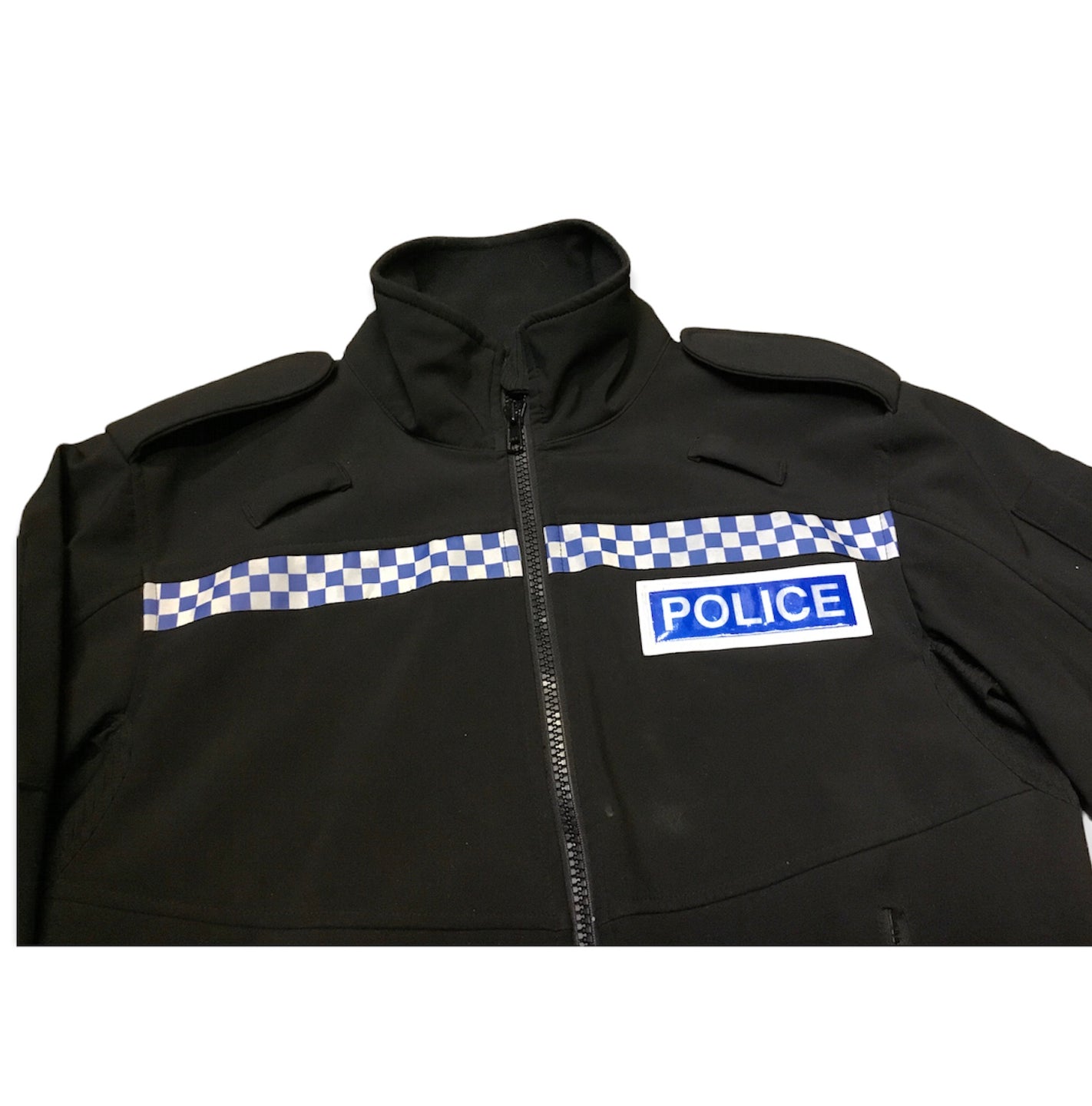 Police Black Soft Shell Jacket – Frontline Kit UK